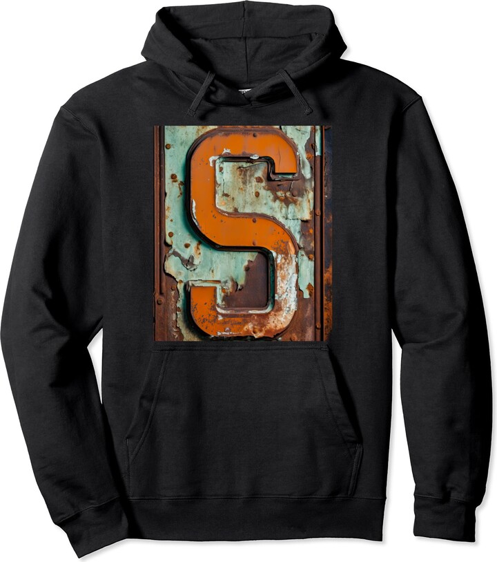 Rusty Alphabet A-Z Letter Tee Shop Rusty Letter "S" Antique Monogram ...