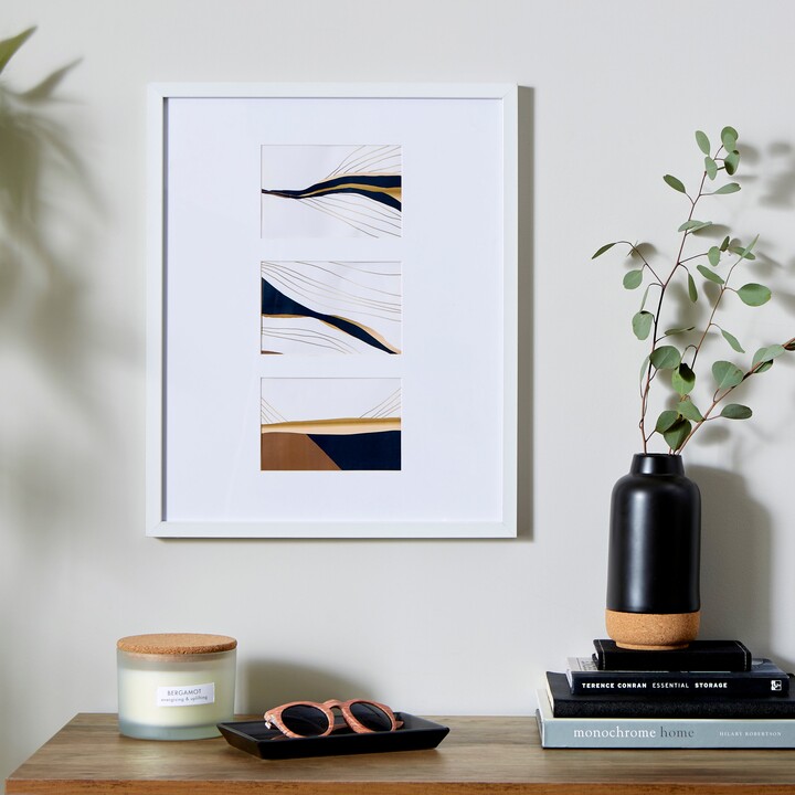 Dunelm Oversized White Mount Multi Photo Frame White - ShopStyle ...