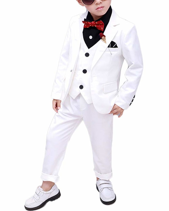 Guocu Boys Suits 3 Pieces Page Boy Suits Wedding Suit Party Prom Formal ...