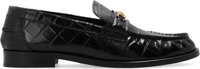 Versace Medusa 95 Embossed Slip-On Loafers - ShopStyle