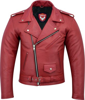 warrior gears - Brando Leather Motorcycle Jacket | Premium Soft Genuine ...