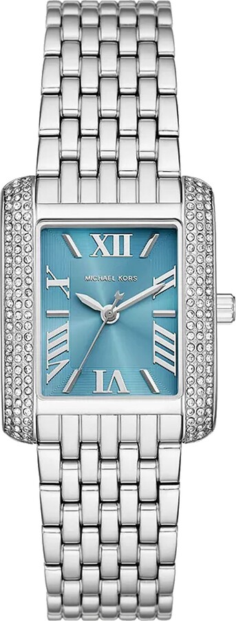 Michael Kors Women's Emery Blue Dial Watch - ShopStyle
