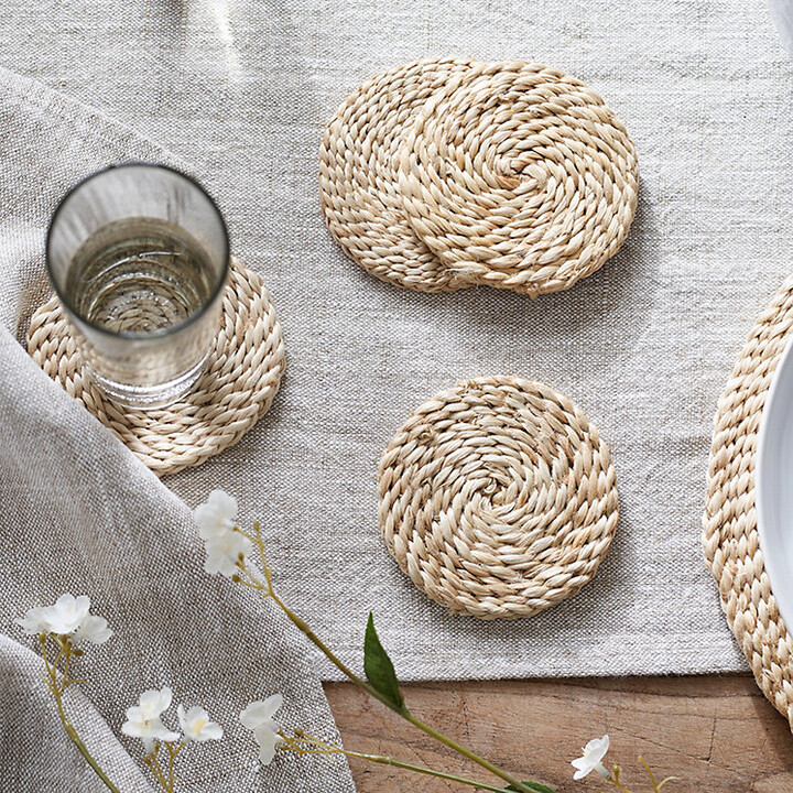 The White Company Jute Woven Coasters - Set of 4 - ShopStyle