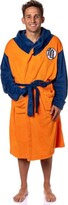 Dragon Ball Z Goku Adult Fleece Hooded Bathrobe for Men And Women ...