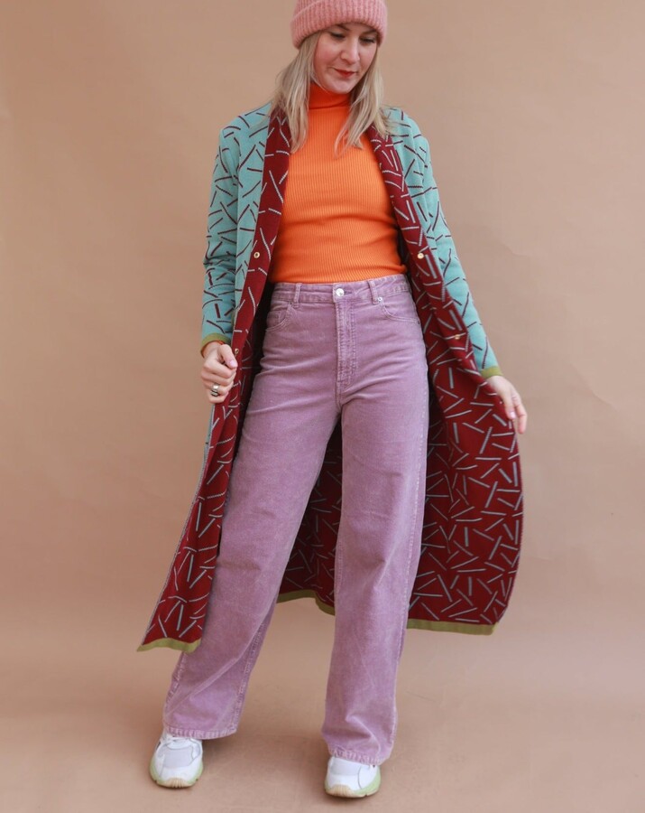 Moi Boutique Bangor Eszka - Stick Coatigan - ShopStyle Sweaters