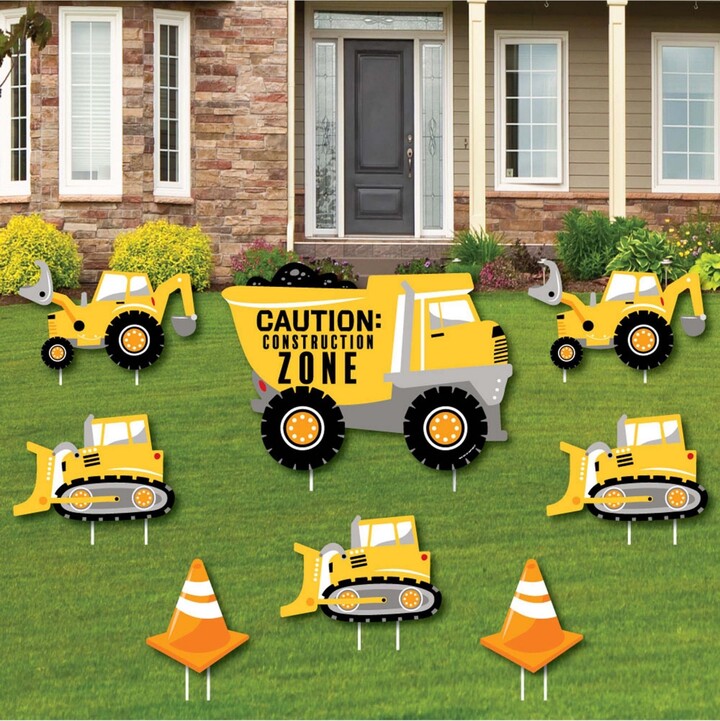 Big Dot of Happiness Dig It - Construction Party Zone - Yard Sign and ...