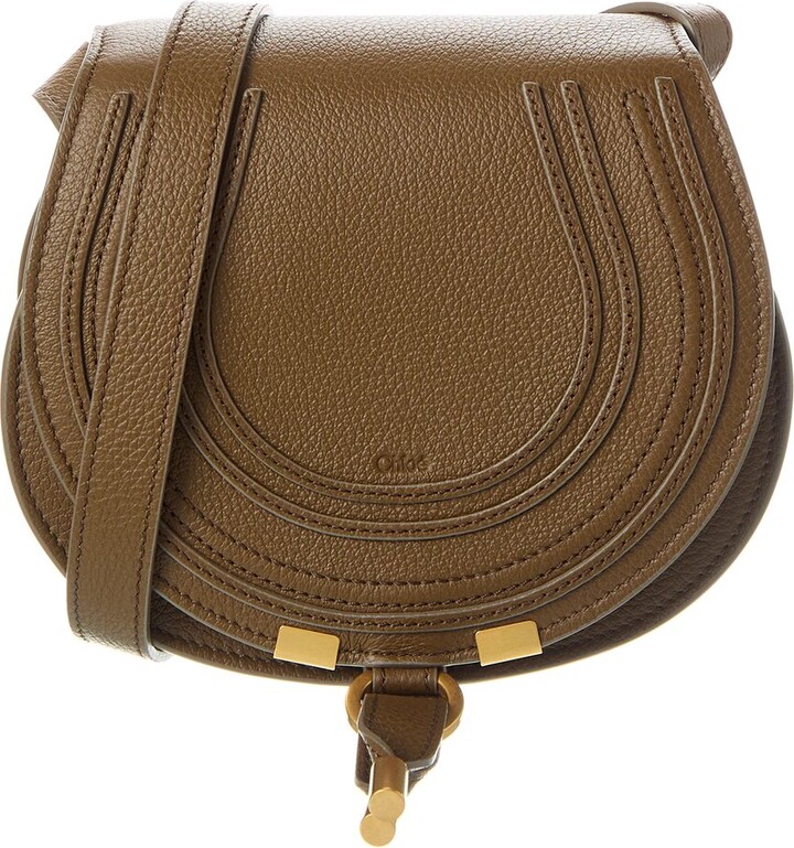Chloé Marcie Small Leather Saddle Bag - ShopStyle