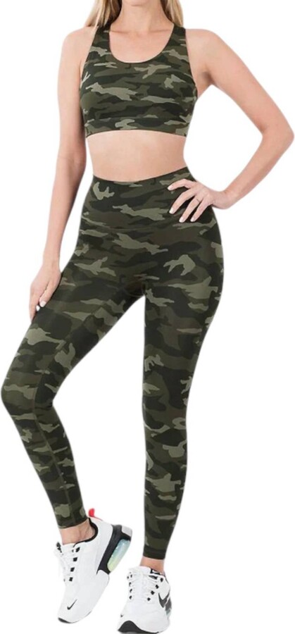 Kimberly C Workout Outfit Set In Army Green - ShopStyle Lingerie