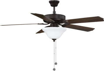 Charlton Home 52" Garrett 5 - Blade Standard Ceiling Fan with Pull ...