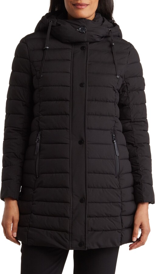 French Connection Hooded Puffer Jacket - ShopStyle Coats