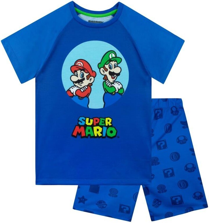 Super Mario Mario and Luigi Short Pyjamas - ShopStyle
