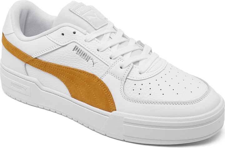 Puma Men's Ca Pro Suede Casual Sneakers from Finish Line - White, Beige ...