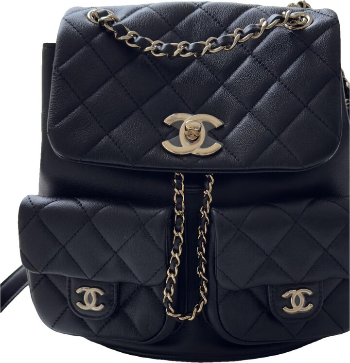 Chanel Leather backpack - ShopStyle