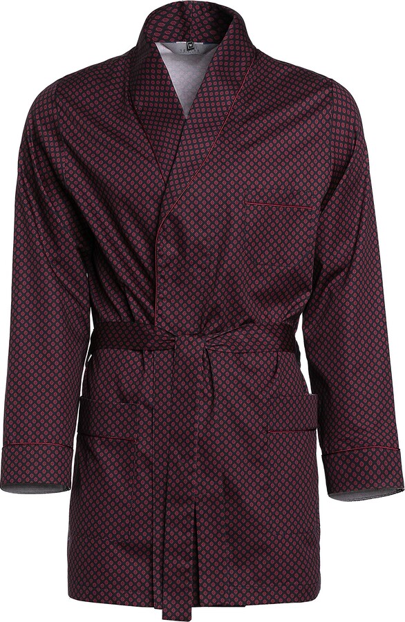 Revise RE-509 Elegant Men's Dressing Gown - Short - 100% cotton ...