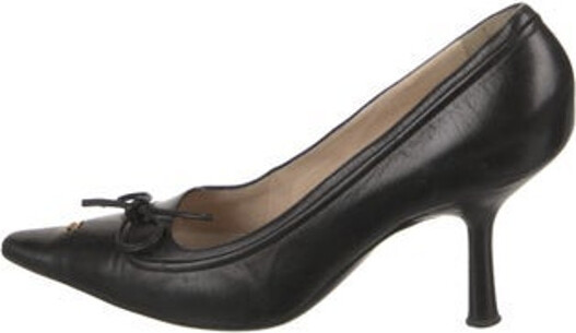 Chanel Vintage Interlocking CC Logo Pumps - ShopStyle