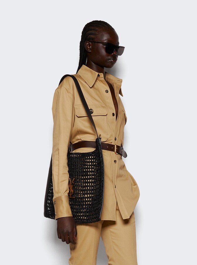 Saint Laurent Oxalis Crochet Shoulder Bag - ShopStyle