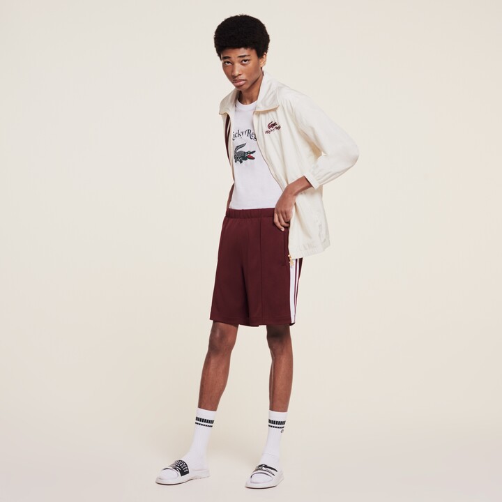 Lacoste Men's x Ricky Regal Contrast Bands Pique Shorts - ShopStyle