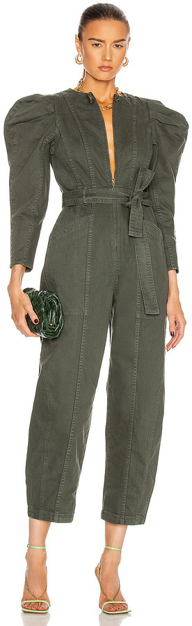 Ulla Johnson Pascal Jumpsuit in Peat | FWRD - ShopStyle