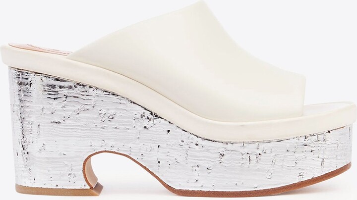 Chloé Oli 85 Platform Mules - ShopStyle Clogs