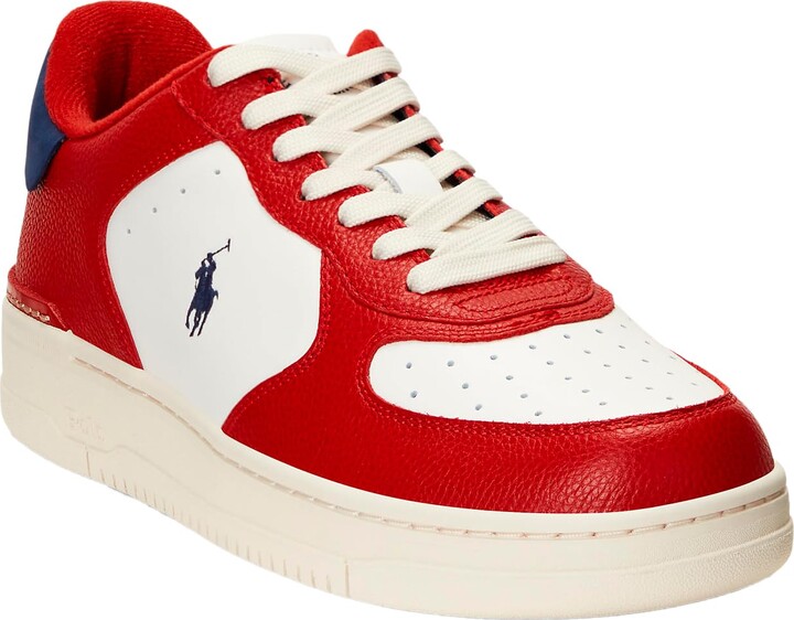 Polo Ralph Lauren Men's Masters Court Leather Sneaker - ShopStyle