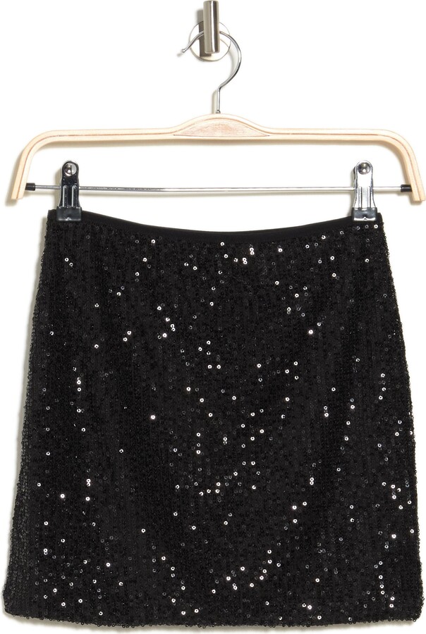 Elodie K Sequin Miniskirt - ShopStyle