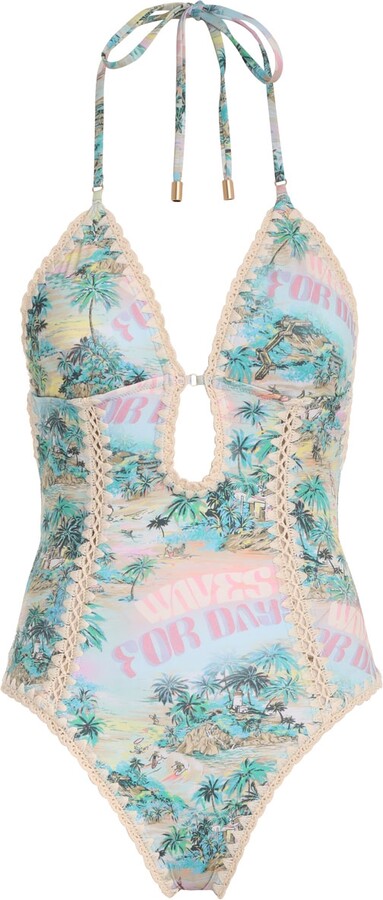 Zimmermann Vacay Keyhole Crochet 1PC - ShopStyle One Piece Swimsuits