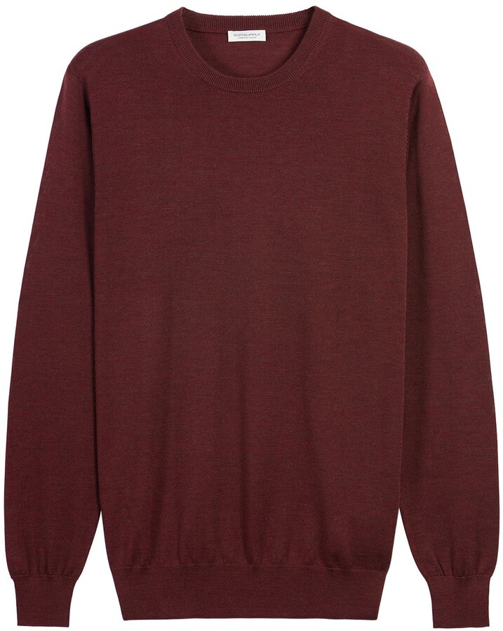 Suitsupply Crewneck Wool Sweater - ShopStyle