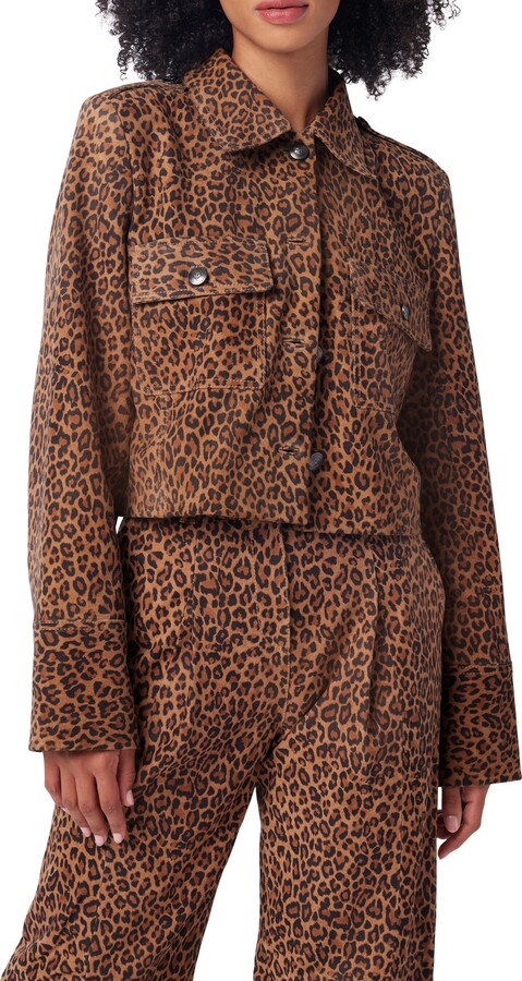 LITA by Ciara Leather Crop Utility Jacket - ShopStyle