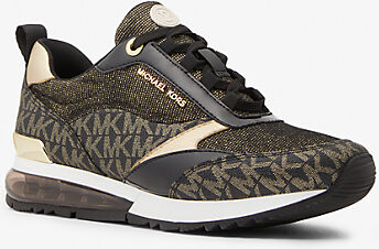 MICHAEL Michael Kors MK Allie Stride Extreme Metallic Mixed-Media ...