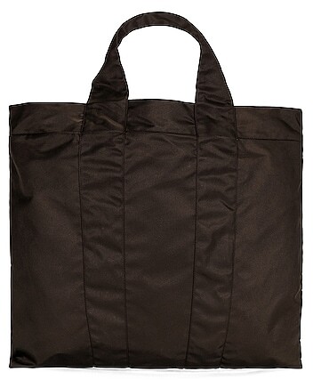 The Row Nylon Shopper Bag in Chocolate - ShopStyle