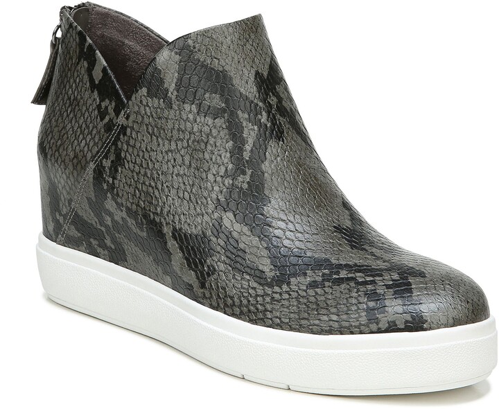 Dr. Scholl's Madison Snake Embossed Hidden Wedge Sneaker - ShopStyle