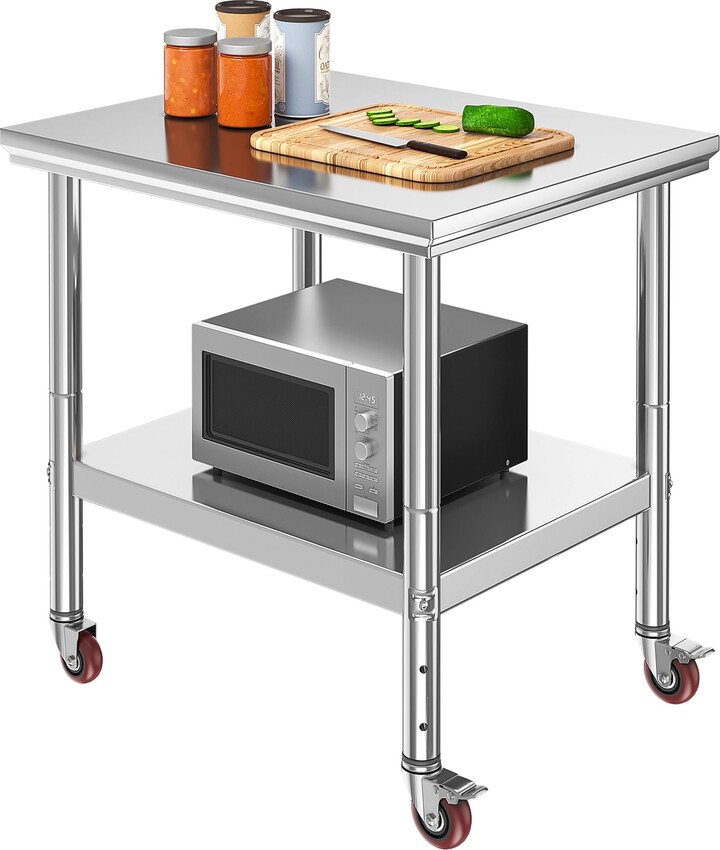 YITAHOME NSF Stainless Steel Table with Wheels - ShopStyle Home Office