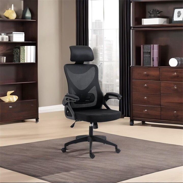 DEVERA Adjustable Back Height Office Chair with wheels - ShopStyle