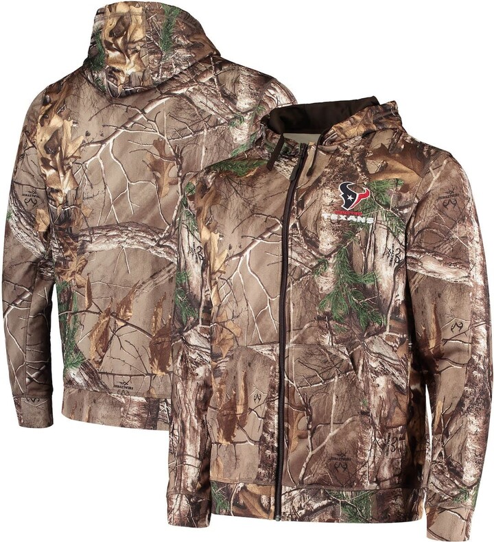 Men's Dunbrooke Realtree Camo Houston Texans Trophy Tech Fleece Full-Zip Hoodie - ShopStyle