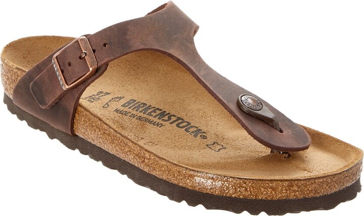 Birkenstock Gizeh Oiled Leather Sandal - ShopStyle