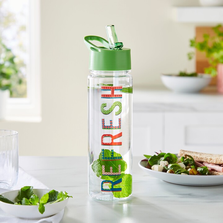 Dunelm Refresh Slogan 620ml Water Bottle Green - ShopStyle Tea Kettles