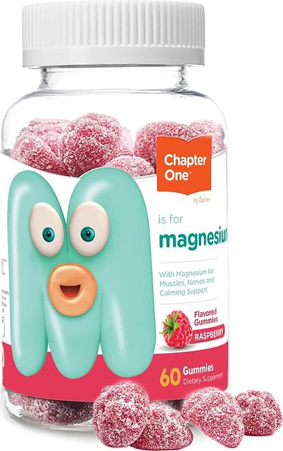 Zahler Chapter One Raspberry Flavored Magnesium for Kids - 60 Flavored ...