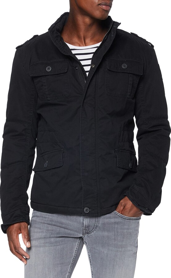 Brandit Britannia Jacket - Version Winter Jacket - Black (Black 2 ...