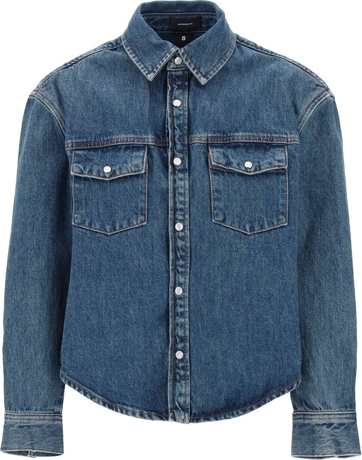 Wardrobe NYC boxy denim overshirt - ShopStyle