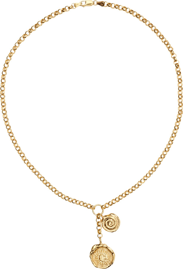 Pamela Card The Riviera 24K Gold-Plated Necklace - ShopStyle