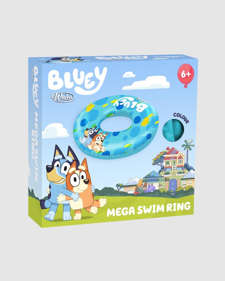 Wahu Blue Water Play Bluey Mega Swim Ring Shopstyle Pool Accessories