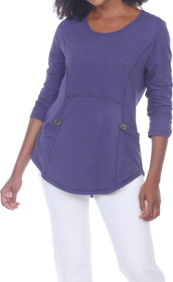 Neon Buddha The Bali Tunic In Grape - ShopStyle Tops