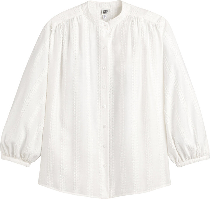 La Redoute Collections Signatures Susan Shirt With Puff Sleeves And ...