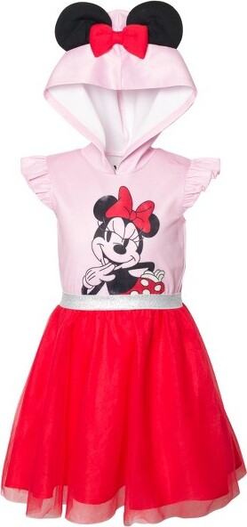 Mickey Mouse & Friends Disney Minnie Mouse Little Girls Mesh Cosplay ...