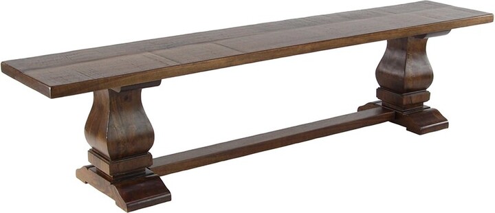 Peyton Lane Rustic Mango Wood Bench - ShopStyle