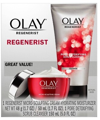 Olay Regenerist Face Wash and Moisturizer - Duo Pack - 5.0 fl oz/1.7oz ...