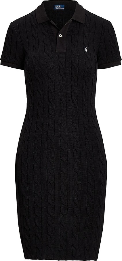 Polo Ralph Lauren Cable-Knit Polo Dress - ShopStyle