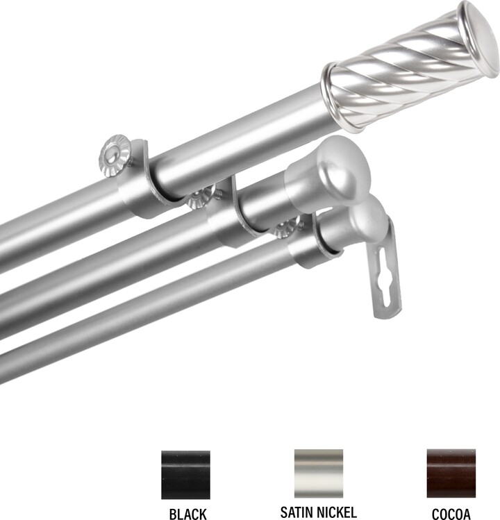 InStyleDesign Handle Triple Curtain Rod 13/16 inch dia. - ShopStyle ...