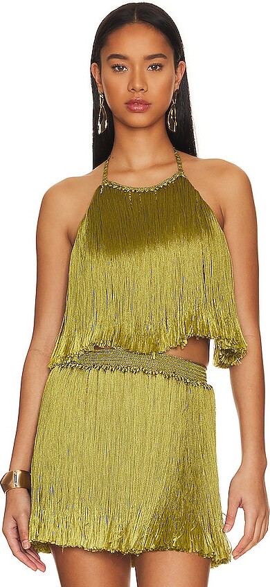My Beachy Side Fringe Halter Top - ShopStyle