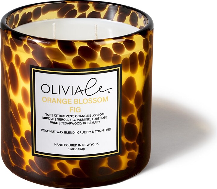 Olivia Le Brown Orange Fig Blossom Tortoise Candle - ShopStyle